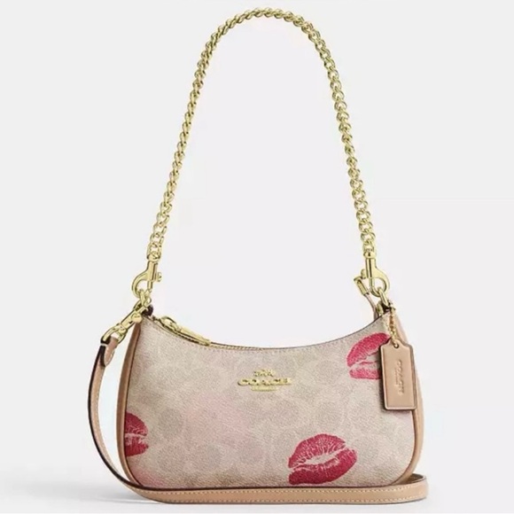 Coach | Bags | Coach Mini Teri Kiss Lips Crossbody | Poshmark